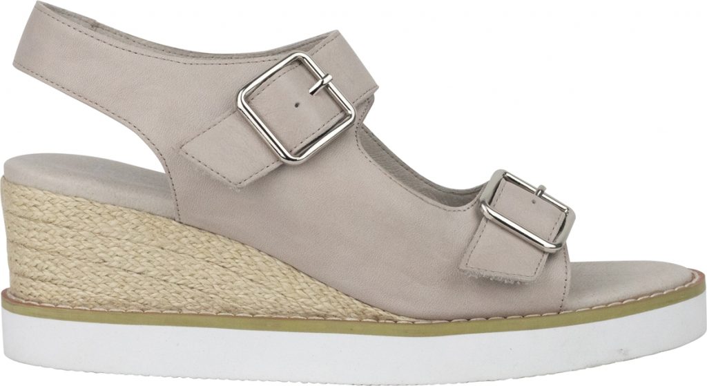 Molly - Silver Grey/Silver Buckle - The Shoe Collective